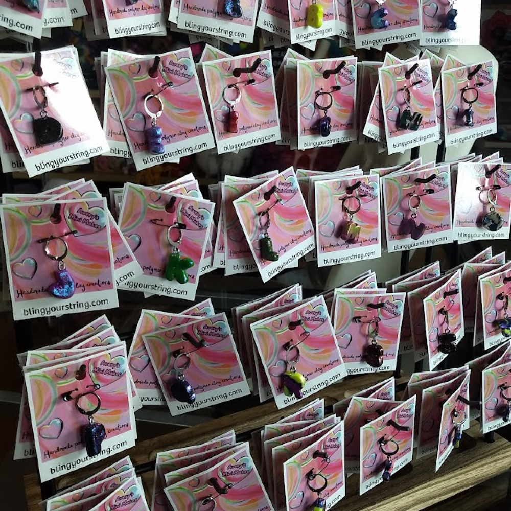 Polymer Clay Letter Progress Keeper (Made to Order) | Bling Your String